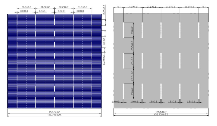 Sunowe | Poly 156mm | Solar Cell Datasheet | ENF Solar Cell Directory