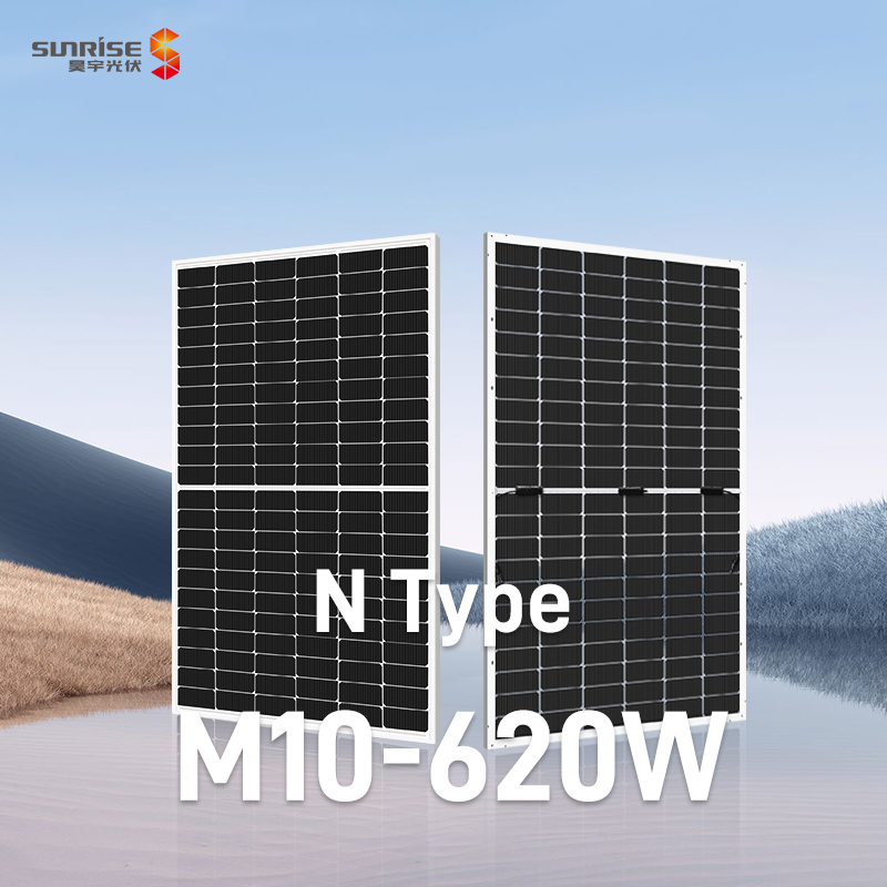 Sunrise | Zeus Series TOPCon G12 600-620W Double Glass Bifacial | Solar ...