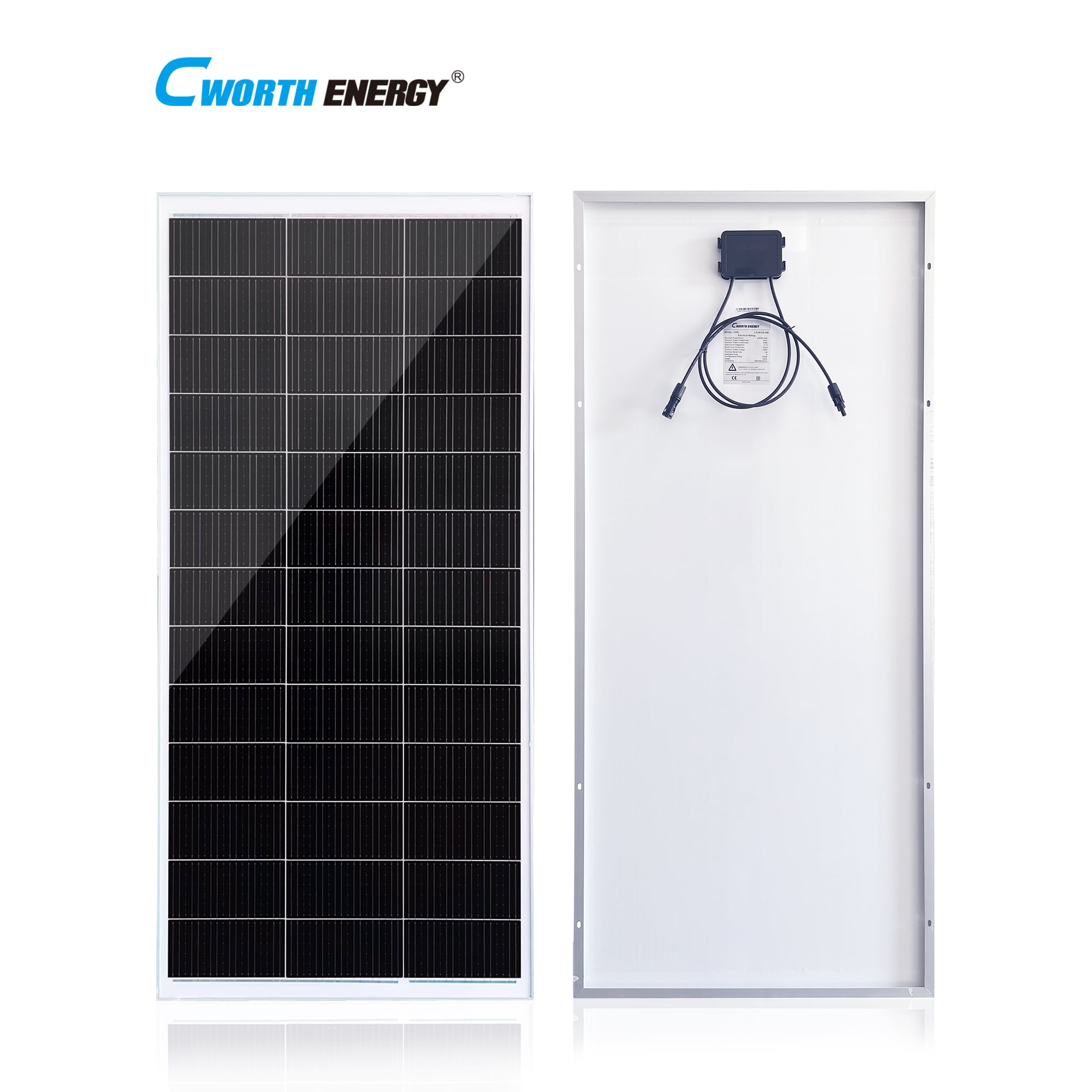Cworth Energy | Mono Solar Panel-CE-M200W | Fiche Technique Panneau ...