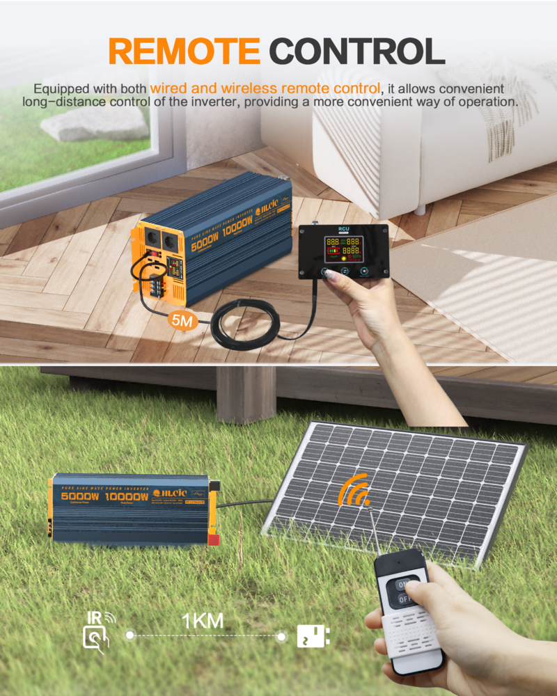 Junchipower | 5000W Pure Sine Wave Power Inverter | Solar Inverter ...