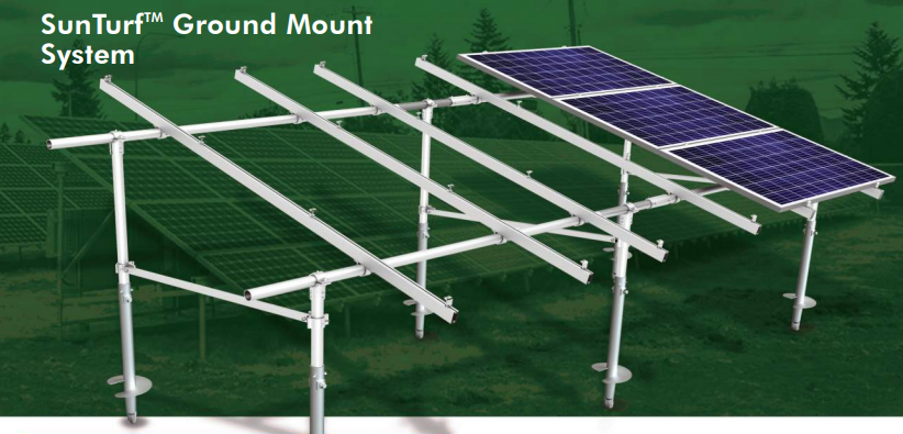 SunModo | SunTurf™ Ground Mount System | Solar Mounting System ...