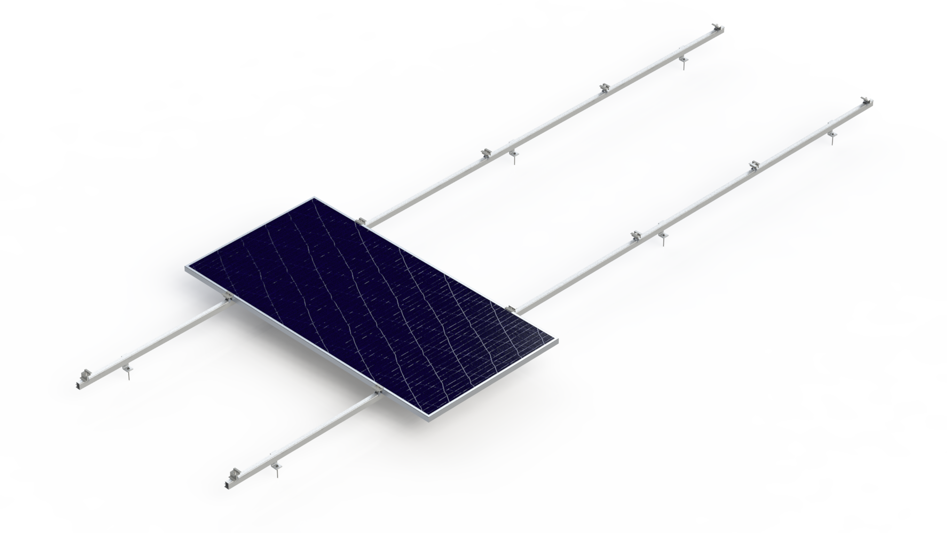 SMS Solutions | MetalSheet Roof Structure - Long Rail System | Solar ...