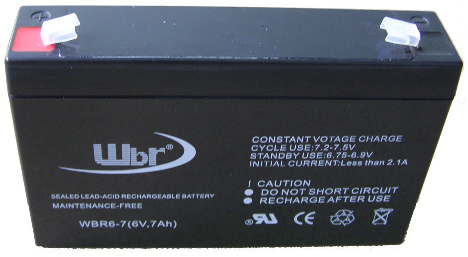Wbr Battery | 6V7AH | Solar Storage System Datasheet | ENF Storage ...