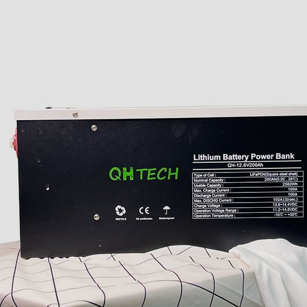 QH Tech | High Capacity Lifepo4 Battery Pack 12V 200Ah | Solar Storage ...