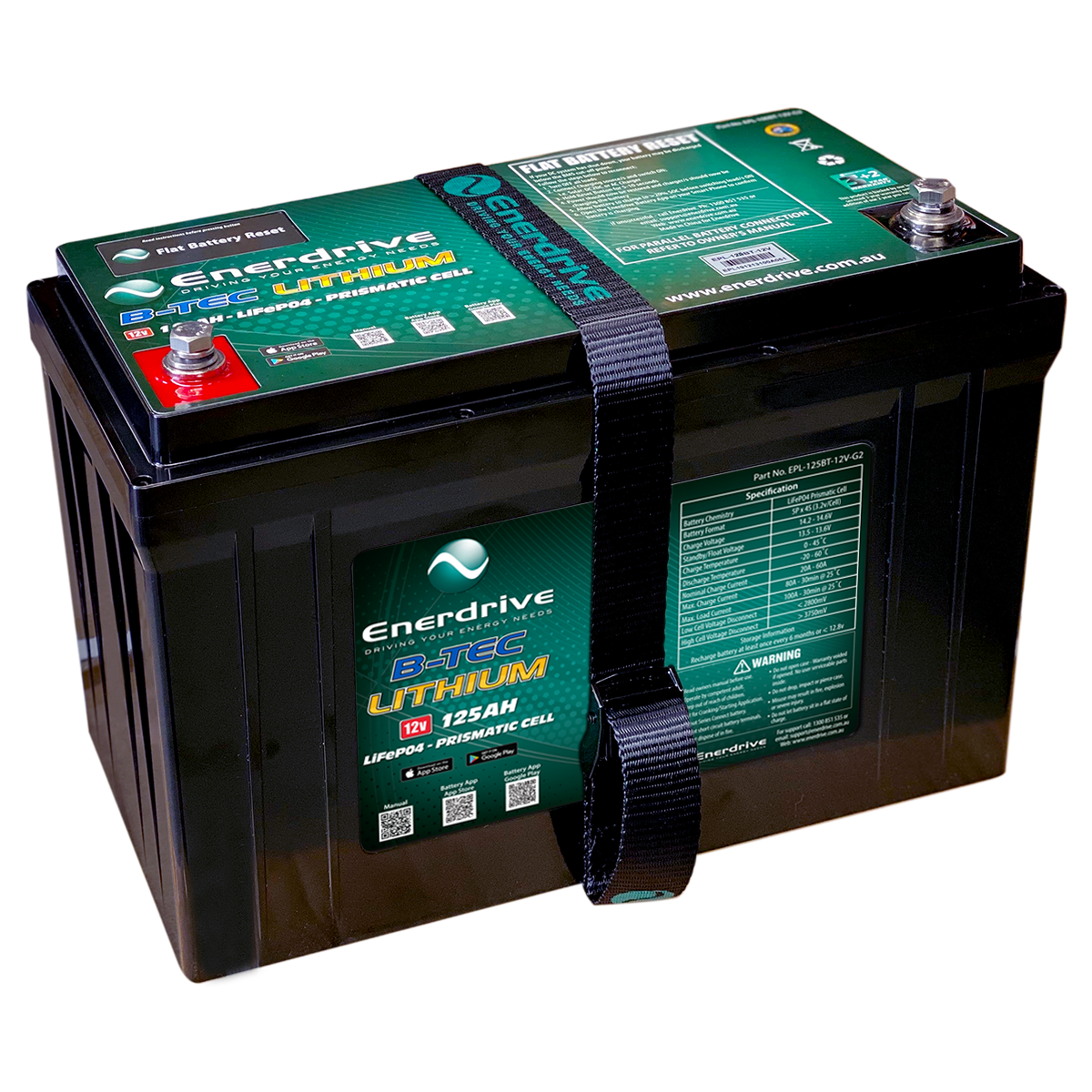 Enerdrive | Enerdrive ePOWER B-TEC LiFePO4 Lithium Ion Phosphate ...