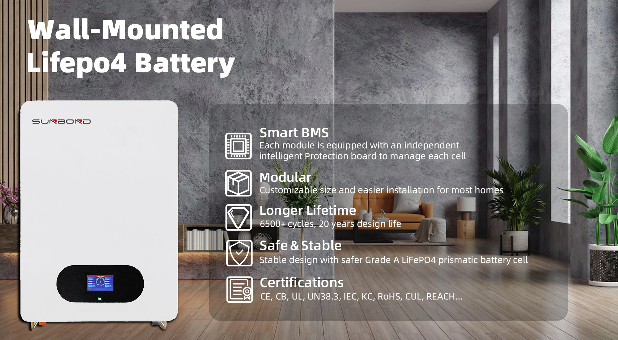 SunBond Tech Inc. | SUNB-LFP-48WM | Solar Storage System Datasheet ...