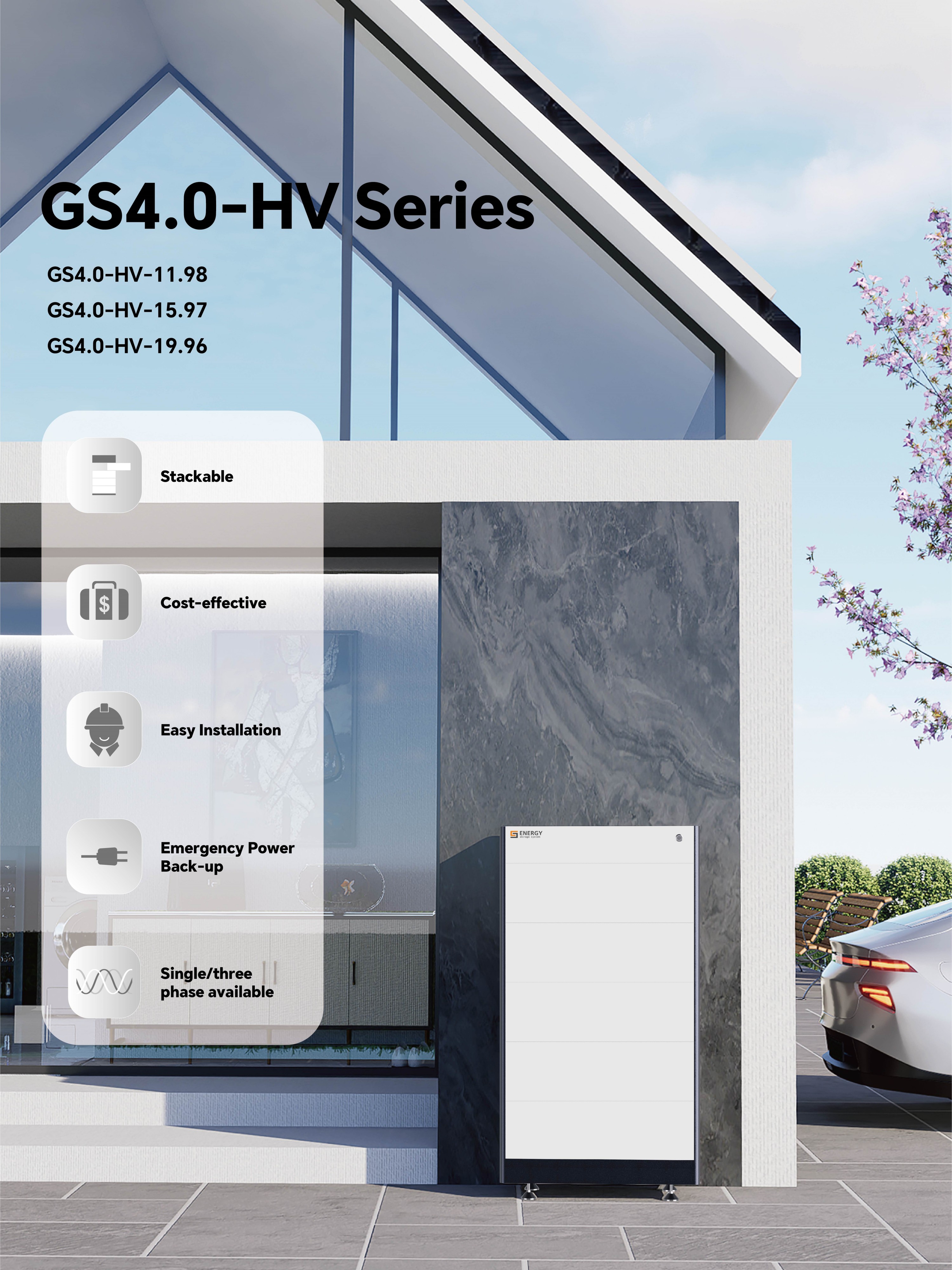 GS Energy | GS-HV 11.98/15.97/19.96 Series | Solar Storage System ...
