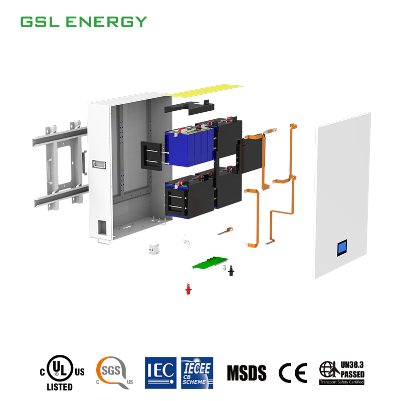 GSL Energy | 51.2V 280Ah 14.34kWh Power Storage Wall (CB IEC62619 CE ...
