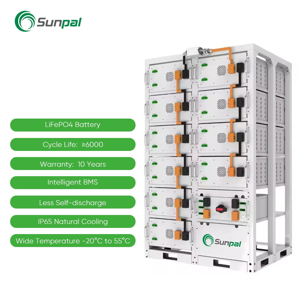Sunpal Power | Sunpal 665.6V 280Ah High Voltage LiFePO4 Battery | Solar ...