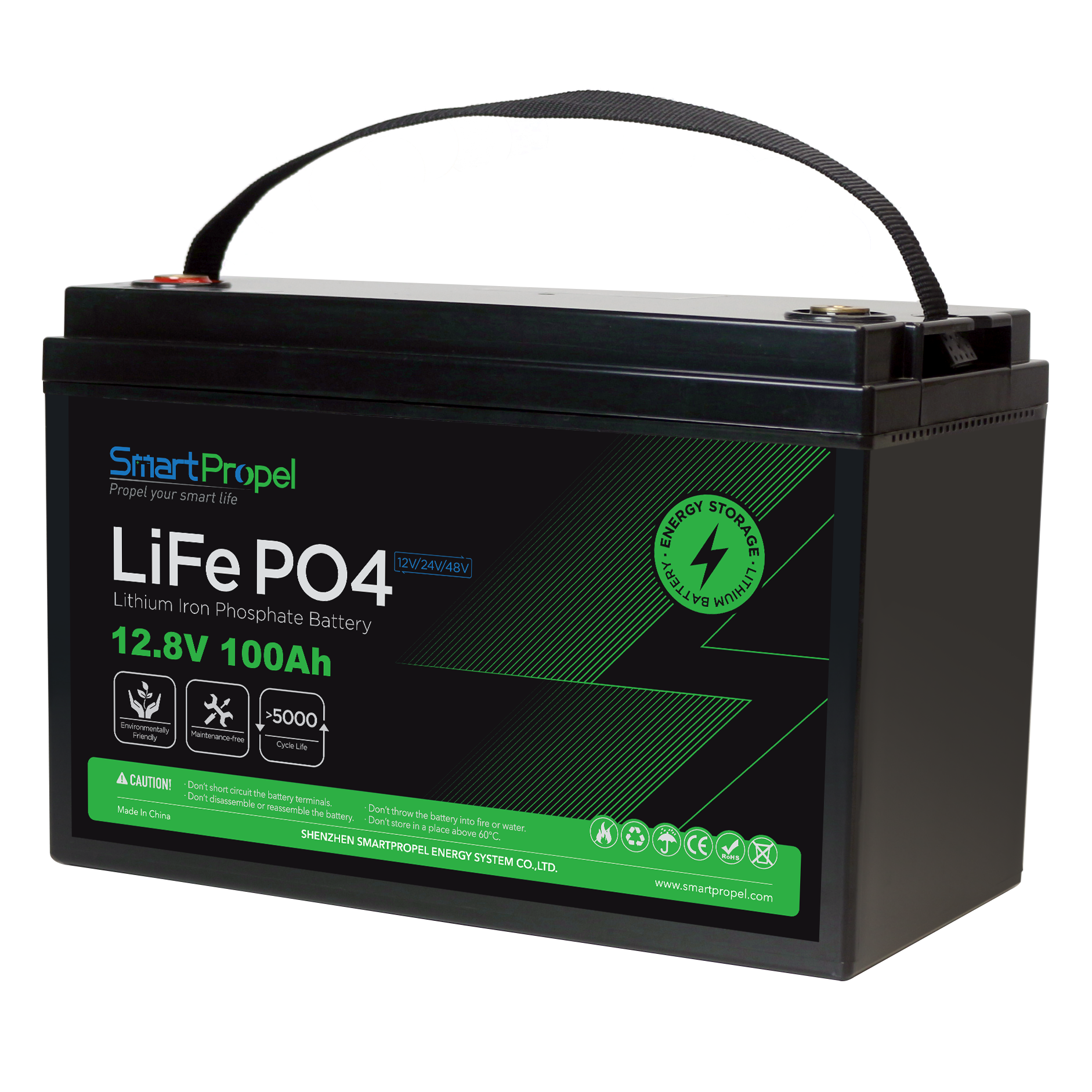 SmartPropel | 12V 50/100/150Ah LiFePo4 Battery Series | Solar Storage System Datasheet | ENF ...
