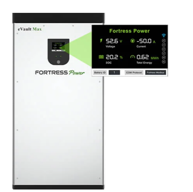 Fortress Power | eVault MAX 18.5 kWh | Solar Storage System Datasheet ...
