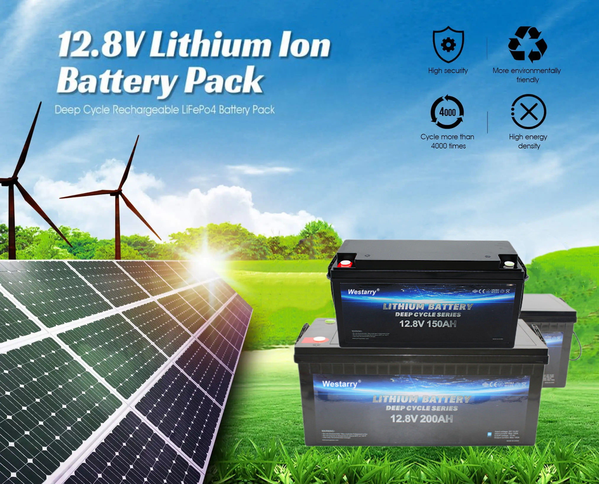 Westarry | 12V LiFePO4 Battery | Solar Storage System Datasheet | ENF ...