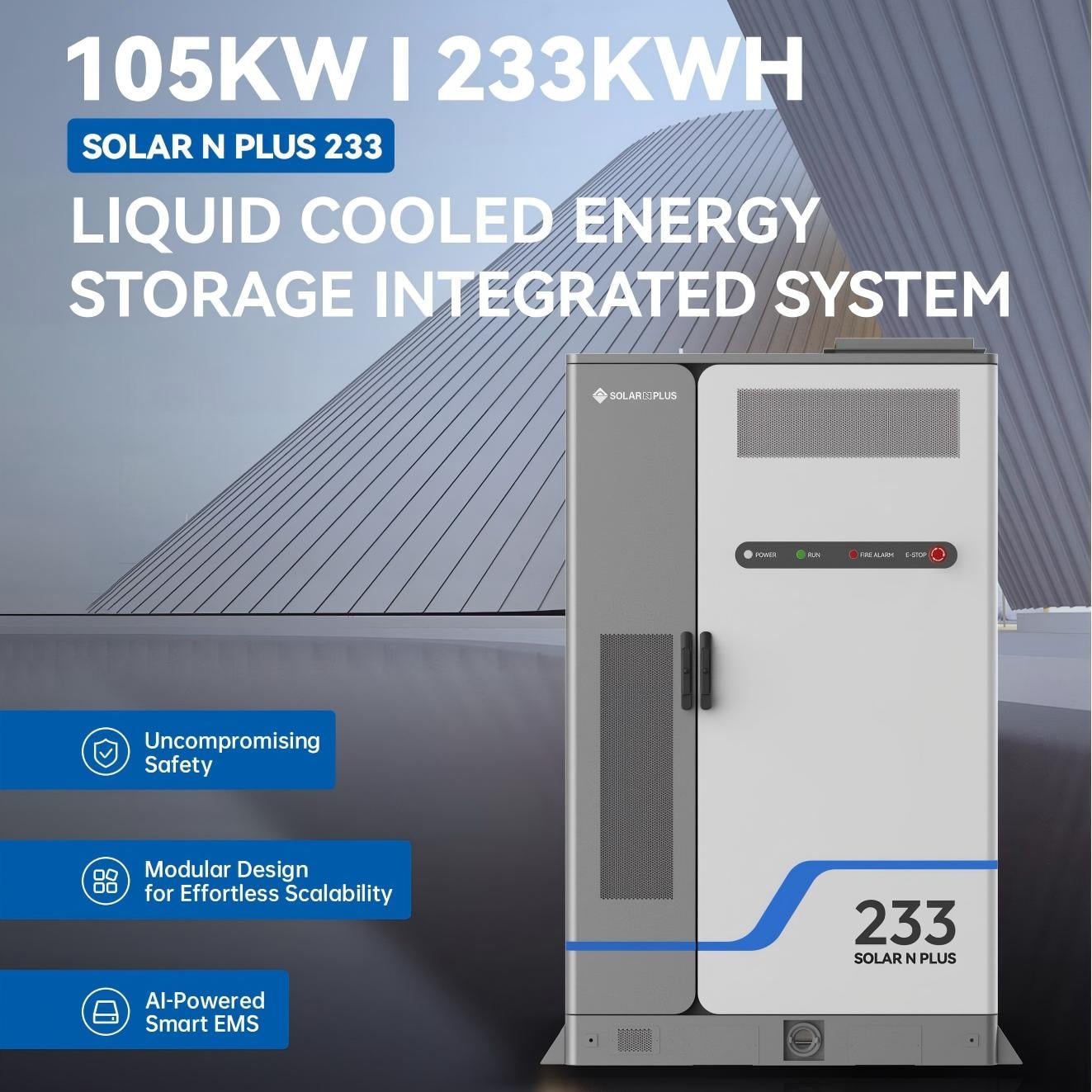 Solar N Plus | Solar N Plus 233 105KW I 233KWH ESS | Solar Storage ...