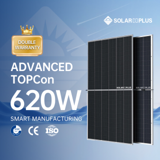 Solar N Plus | TOPCon solar module bifacial 132HG 610-630W | Solar ...