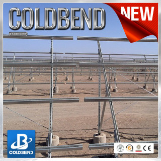 Tianjin Coldbend | Large ground cement based braket system | Solar ...