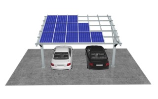 Mibet Energy | MRac Steel Single Post Carport | Solar Mounting System ...
