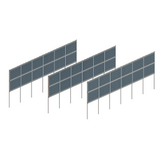 Angels Solar | AS Vertical Bifacial Solar Fence Plant | Solar Mounting ...