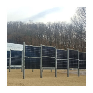 Angels Solar | AS Vertical Bifacial Solar Fence Plant | Solar Mounting ...