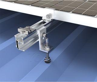 TopFence | Solar Rooftop Mounting Structure with Hanger Bolt and L Feet ...