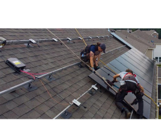 TopFence | Asphalt roof(Bitumen roof) solar panel mounting system ...