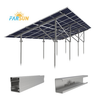 FarSun | FS Zinc Plated Steel Mounting Structure System With Ground ...