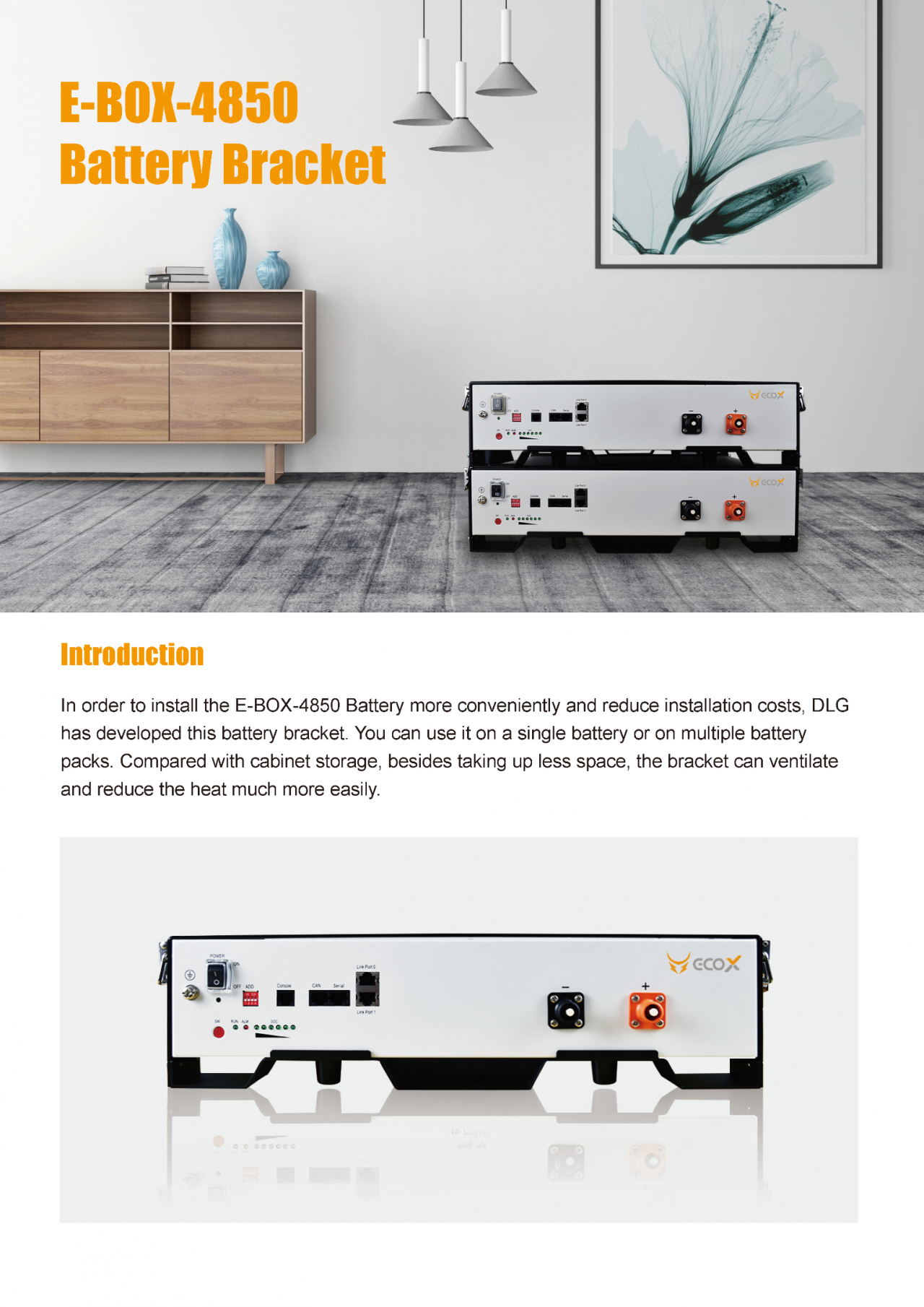 DLG | E-BOX-48100R | Solar Storage System Datasheet | ENF Storage ...